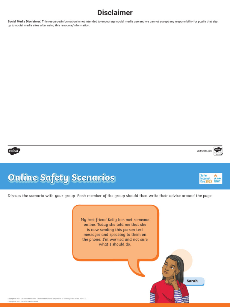 T I 1669214749 Safer Internet Day Online Safety Scenario Group Activity ...