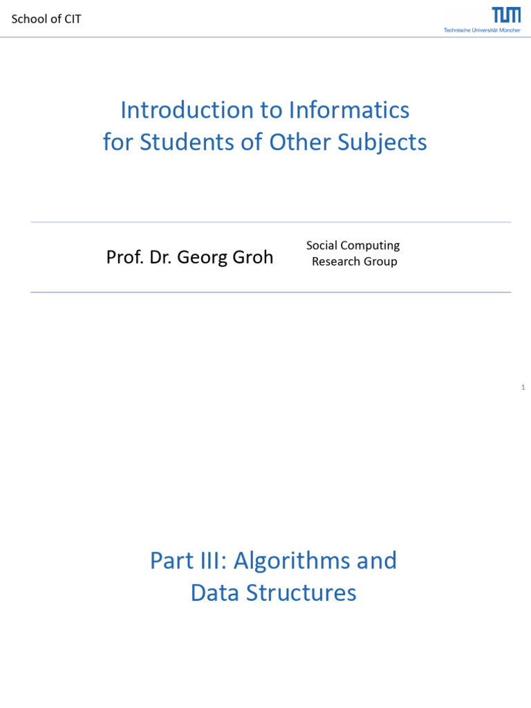 Slides Part3 AlgAndDatastrct | PDF | Time Complexity | Algorithms
