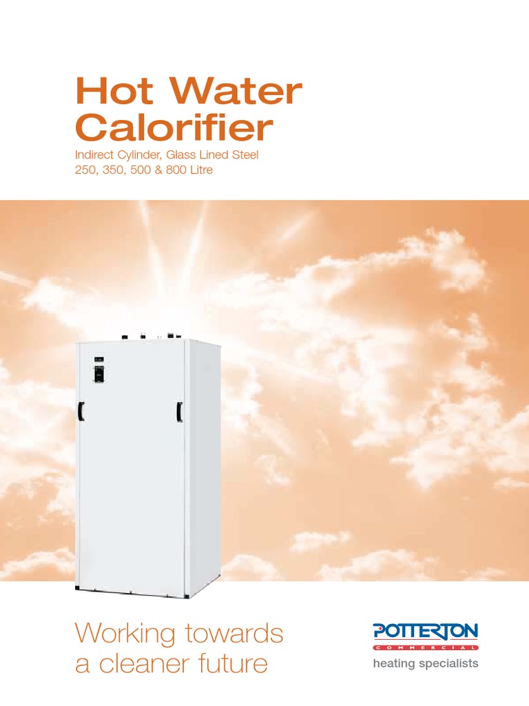 Calorifier BCD | PDF | Water Heating | Valve