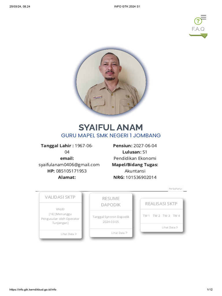 Pak Syaiful | PDF