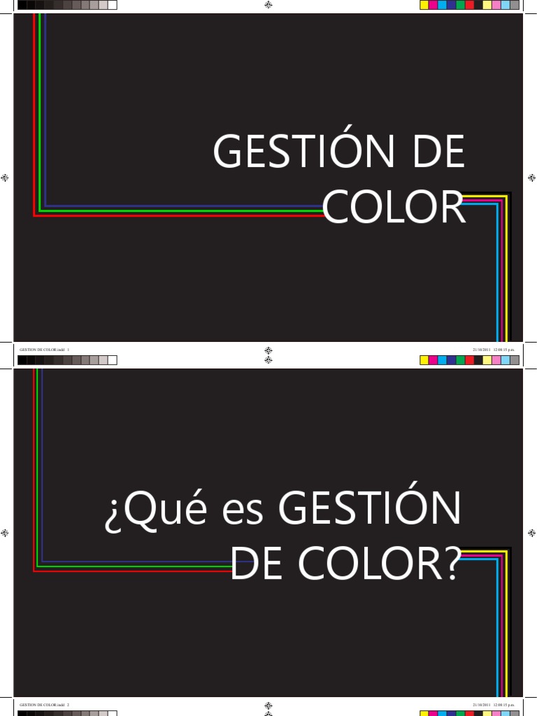 Gestion de Color 5 | PDF | Color | Modelo de color Rgb