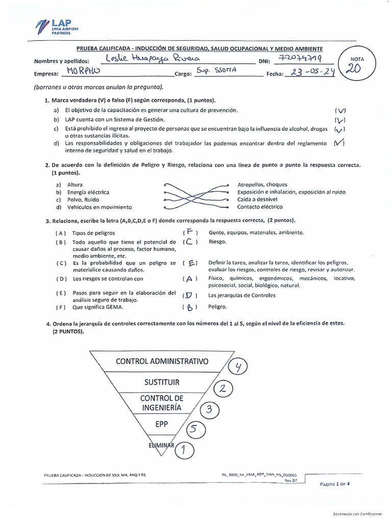 EXAMEN DE INDUCCIÓN DE SSOMA | PDF EXAMEN DE INDUCCIÓN DE SSOMA | PDF