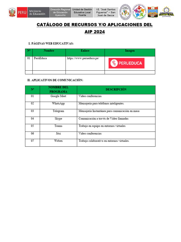 Catalogo de Recursos Tecnologico 2024-JR | PDF | Computación en la nube | Software
