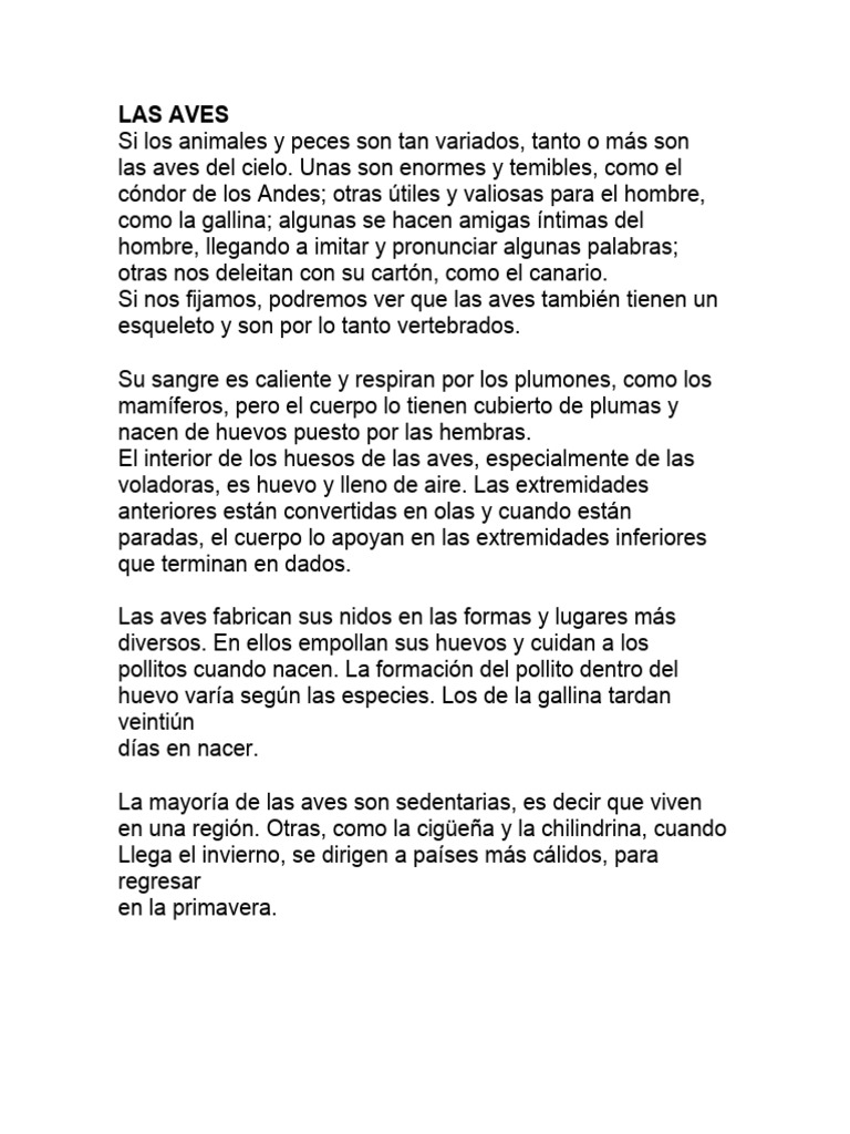 4to Las Aves | PDF | Historia