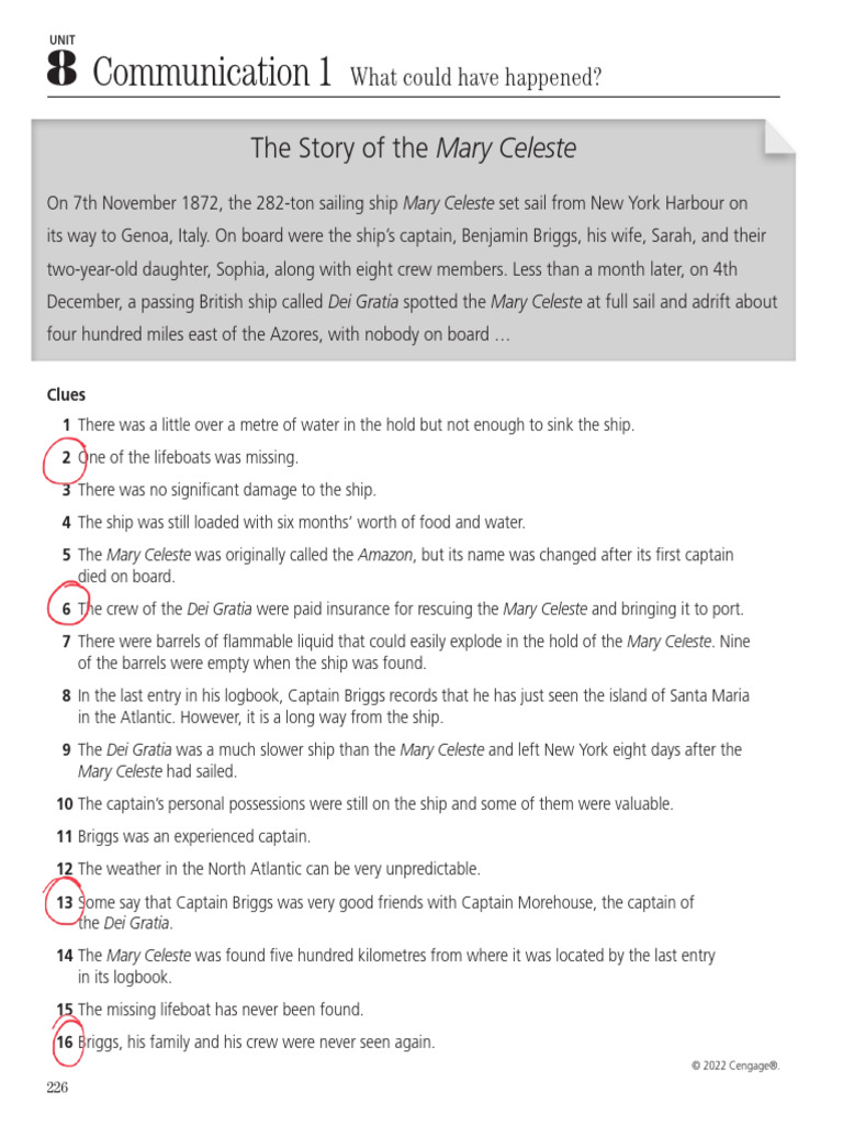 Voices Upper Intermediate Unit 8 Communication 1 | PDF