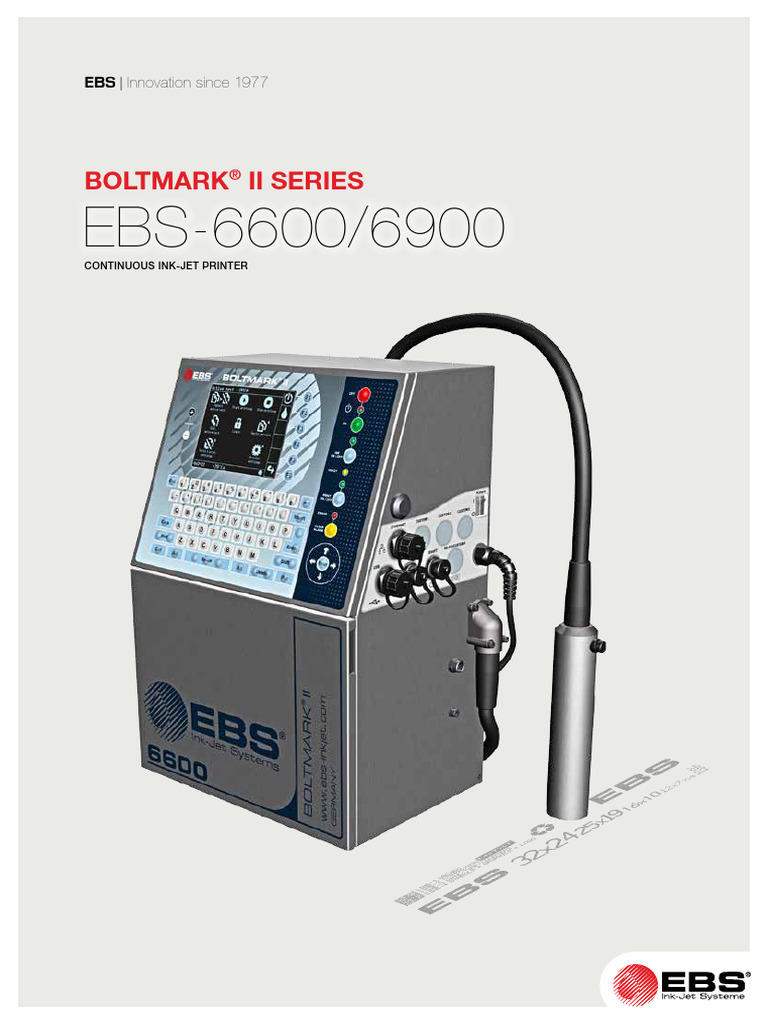 Ebs Boltmark Series | PDF | Printer (Computing) | Aluminium Foil