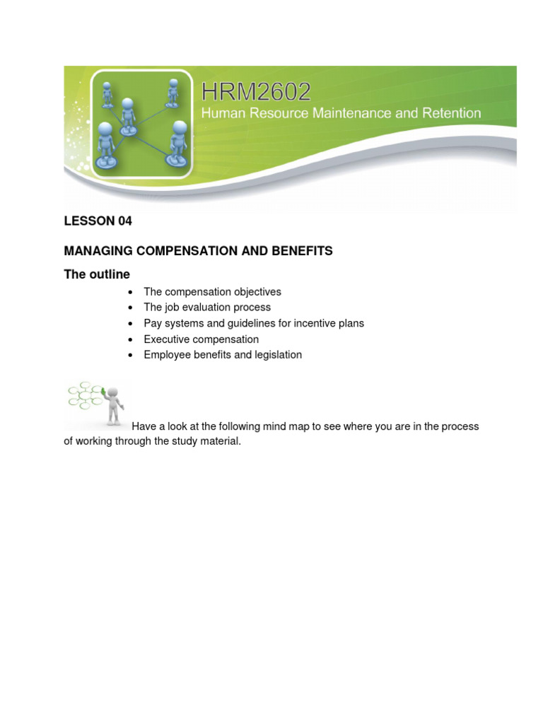 HRM2602 LESSON 04 - Compensation and Benefits | PDF | Compensation And Benefits | Employment