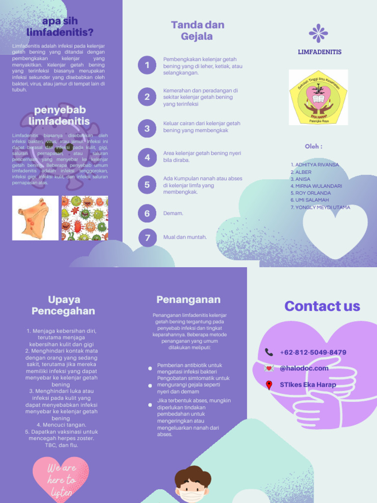 Violet Purple Illustrated Mental Health Trifold Brochure - 20240514 ...