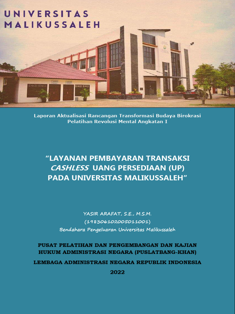 RTBB Yasir Arafat Unimal | PDF | Karier & Perkembangan | Pengelolaan ...