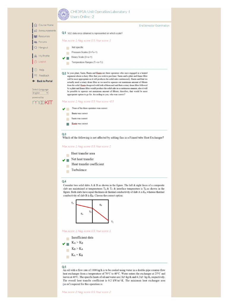 Che391a Endsem | PDF