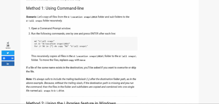 How To Copy Files From Multiple Subfolders To A Single Folder | PDF
