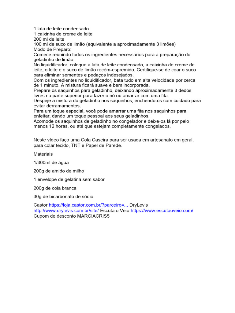 1 Lata de Leite Condensado | PDF | Bolos | Alimentos 1 Lata de Leite Condensado | PDF | Bolos | Alimentos