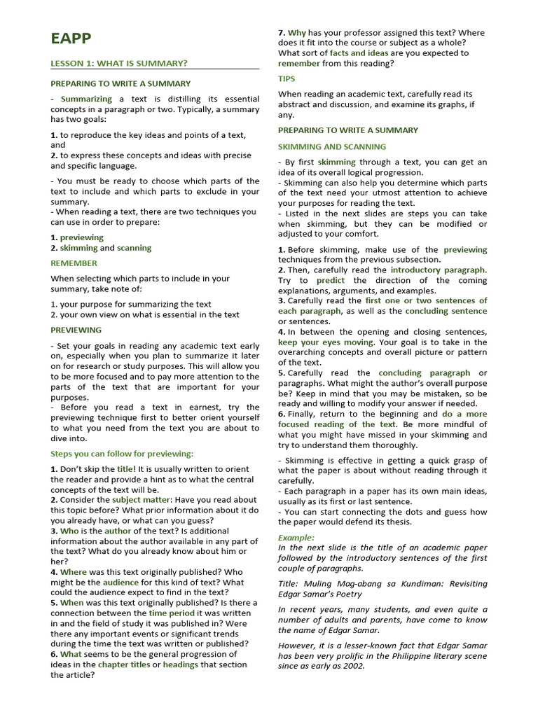 EAPP | PDF | Speed Reading | Plagiarism