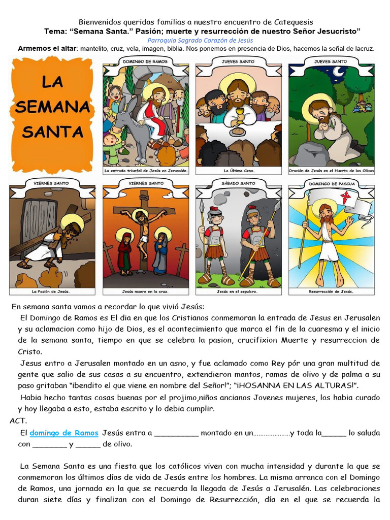 Semana Santa | PDF | Última cena | eucaristía