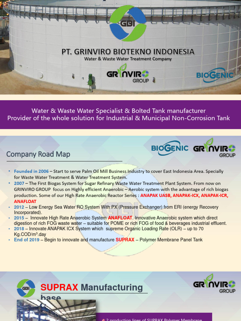 Suprax Polymer Tanks for Wastewater Solutions | PDF | Anaerobic ...