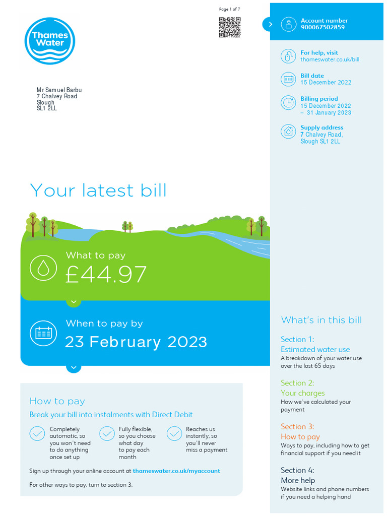 MyTW - Bill - 900067502859 - Samuel Barbu | PDF | Payments | Debit Card