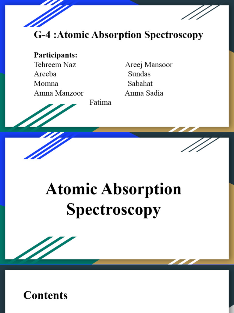 Atomic Absorption Spectroscopy New | PDF | Atomic Absorption Spectroscopy | Optics