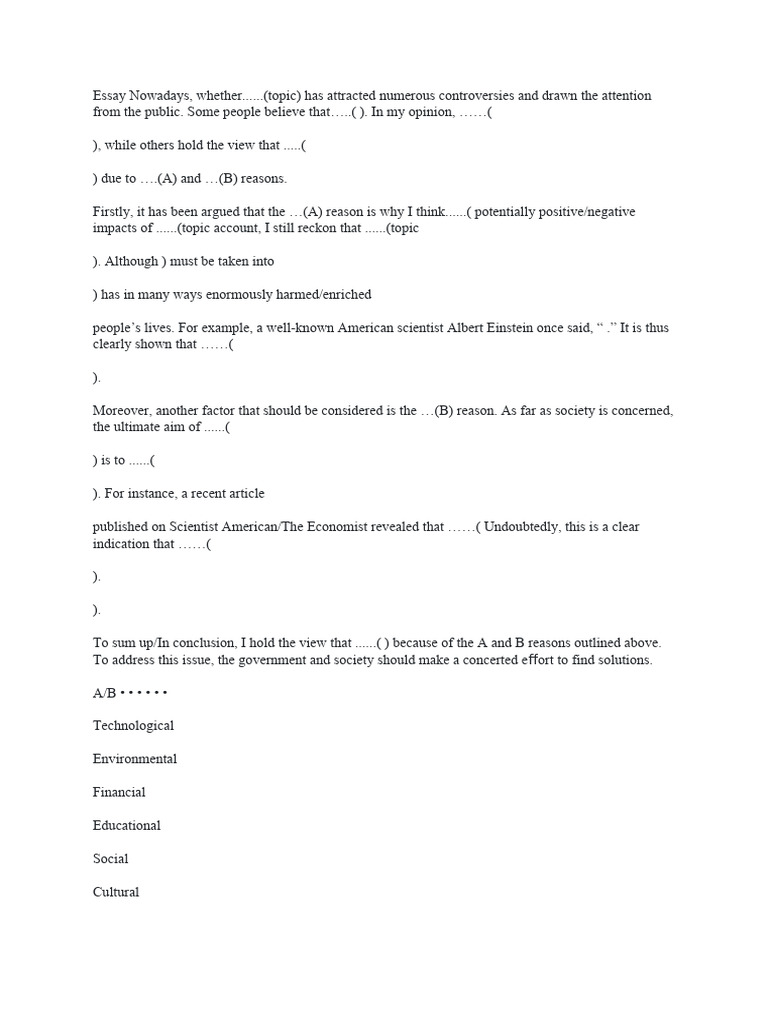 APEUNI Essay Template | PDF | Reason | Human Behavior APEUNI Essay Template | PDF | Reason | Human Behavior