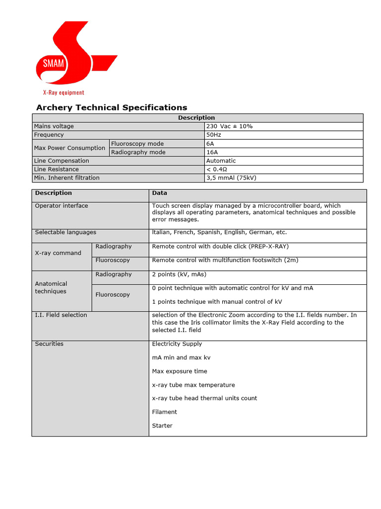 Especificaciones Arco en C | PDF | Electrical Components | Physical ...
