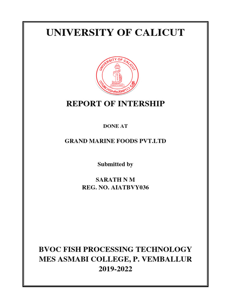 University of Calicut | PDF | Human Resource Management | Hazard Analysis And Critical Control ...
