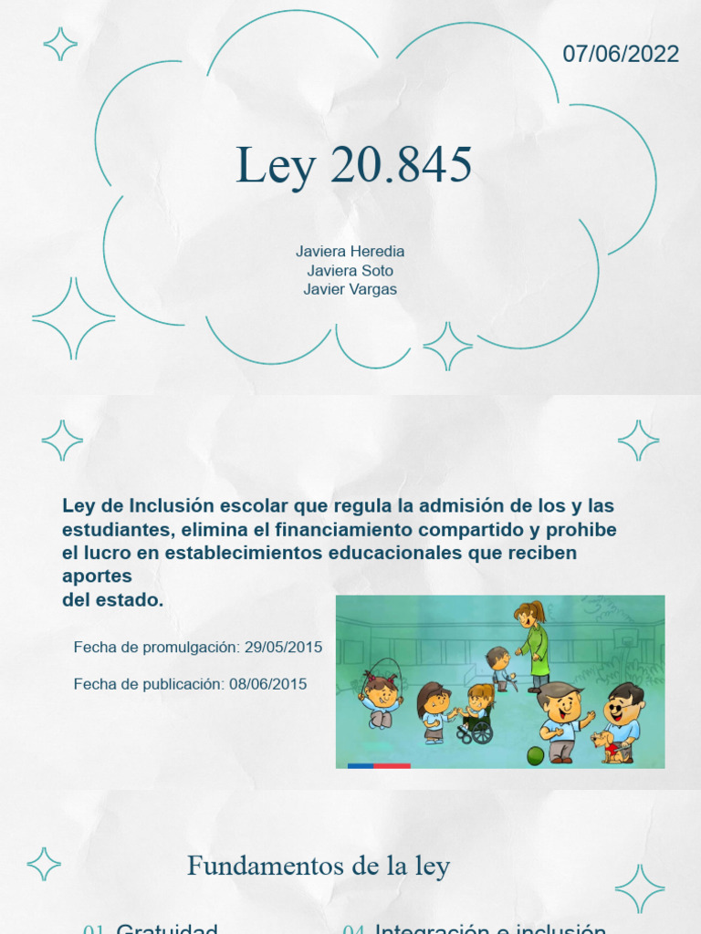 Ley de Inclusión Escolar | PDF