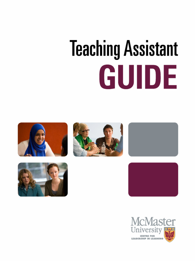 TA_guide1 | PDF | Teaching Assistant | Teachers