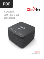 Instalação do Claro Box TV 4K | PDF | HDMI | Rede de computadores