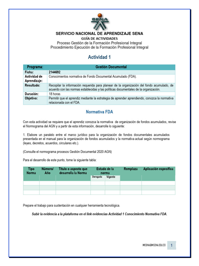 Actividad 1 Fondos Documentales Acumulados | PDF