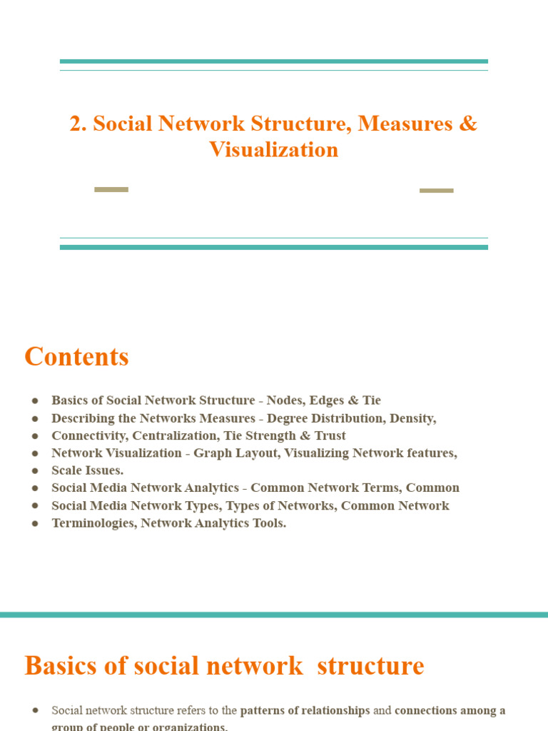 Module 2 - Part I | PDF | Social Network | Vertex (Graph Theory)