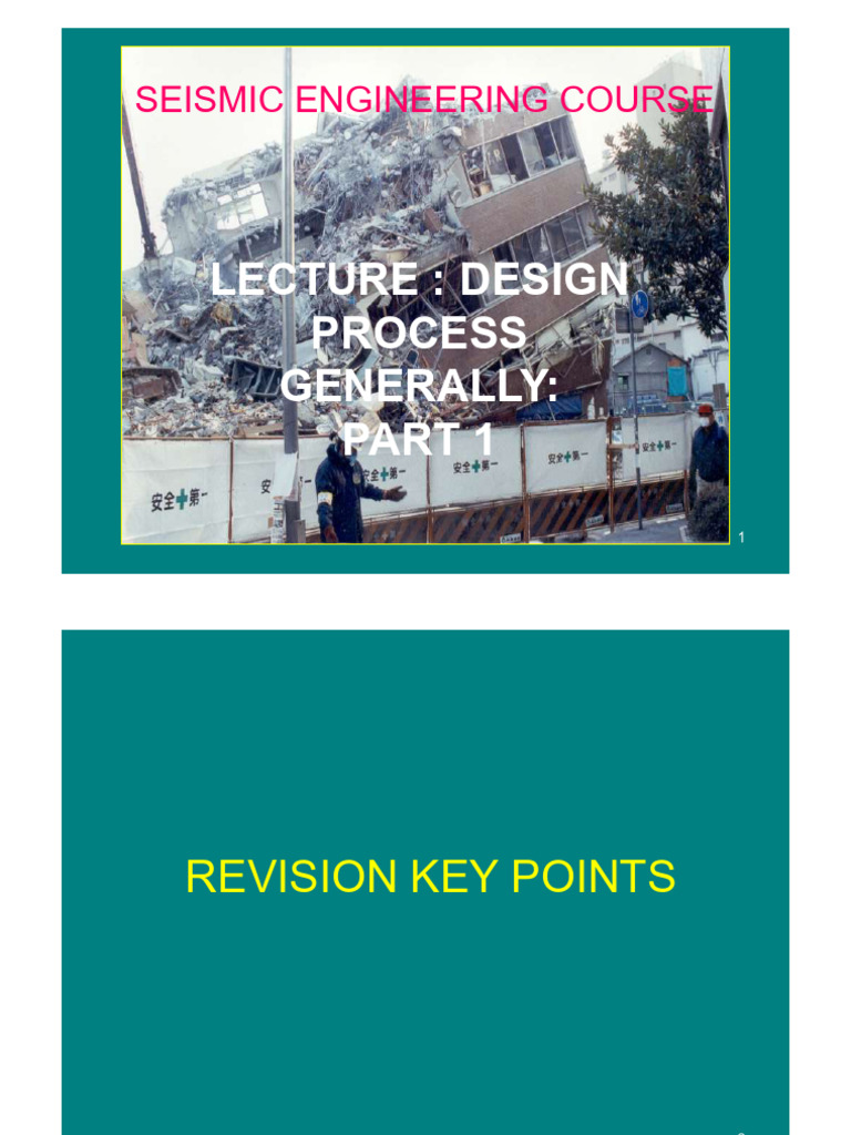Seismic Engineering Design Process Guide | PDF | Earthquake Engineering ...