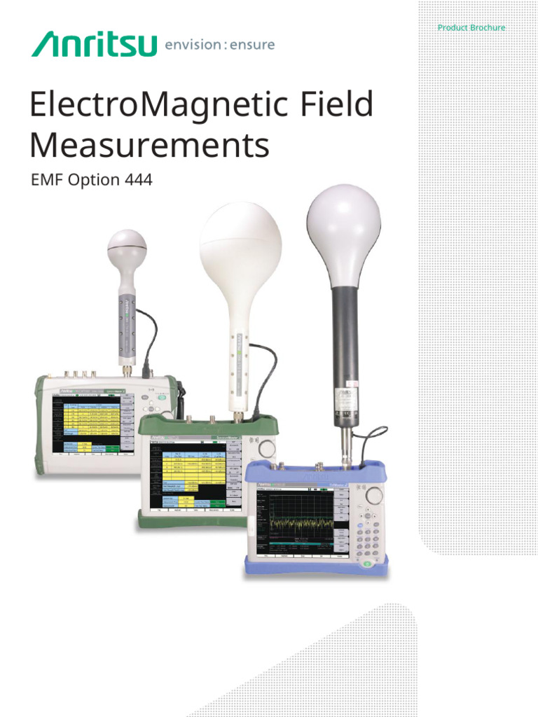 Anritsu EMF Brochure-Min | PDF | Antenna (Radio) | Telecommunications ...