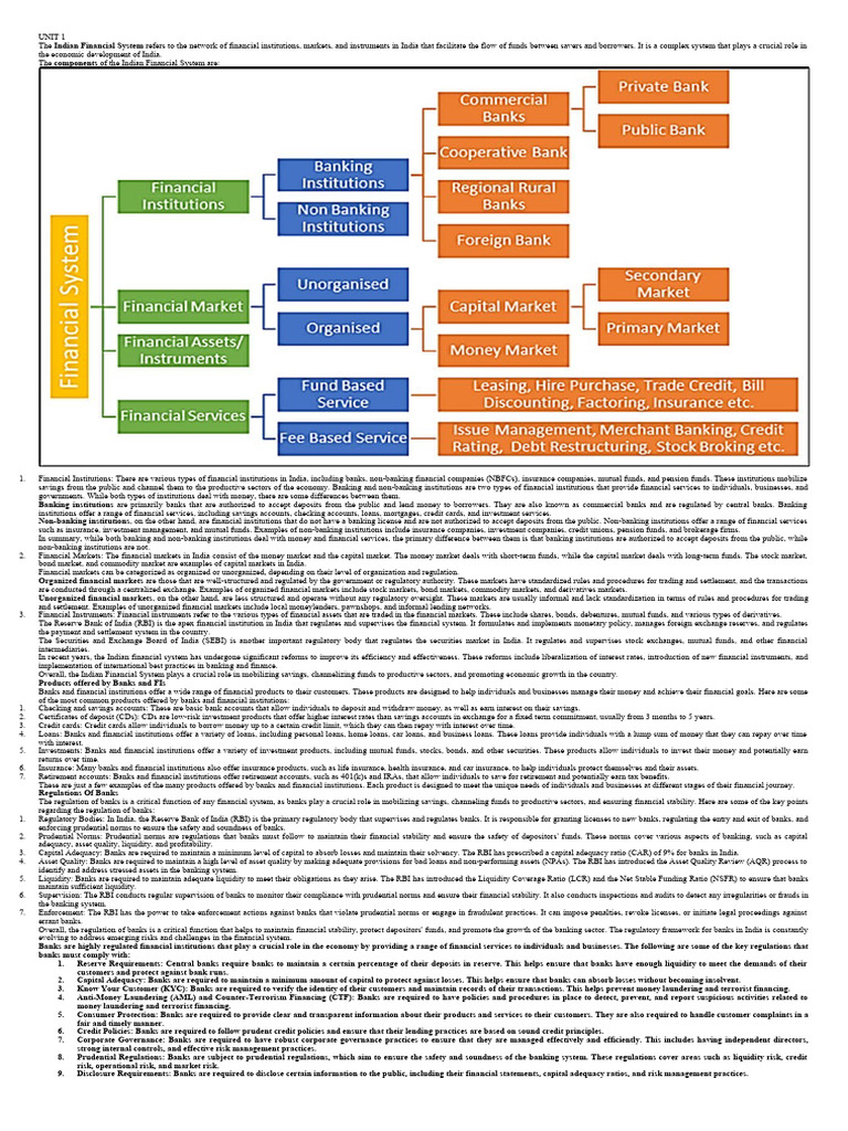 Indian Financial System | PDF | Financial Markets | Banks