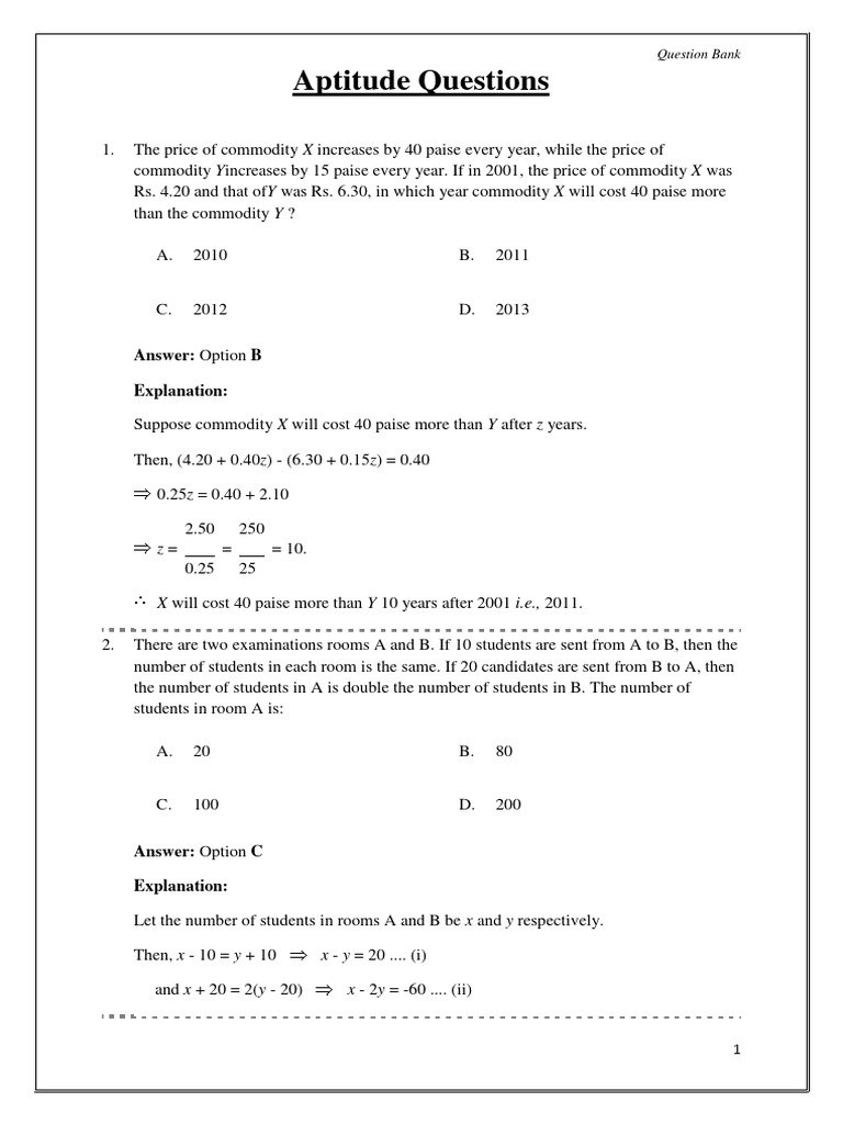 General Aptitude | PDF | Interest | Vowel