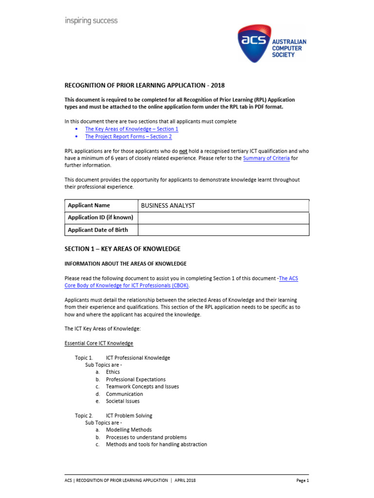 RPL Sample Business Analyst 261111 | PDF | Computer Security | Security