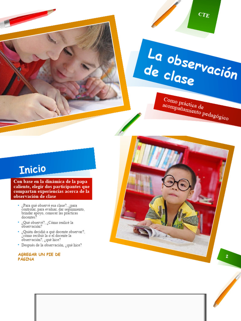 La Observación de Clase CTE E5 | PDF