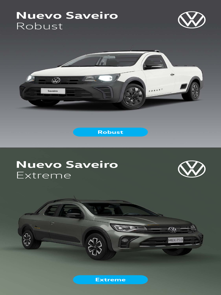 Catalogo Volkswagen Saveiro Mexico | PDF | Pasajero | Vehículo de motor