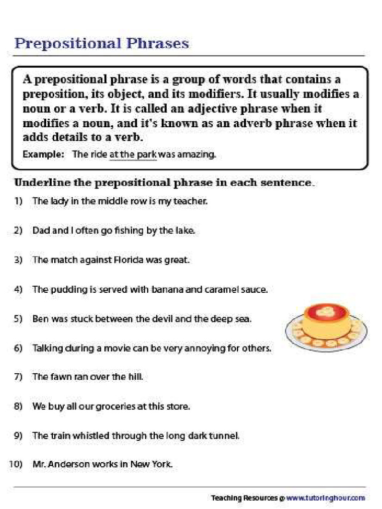 Prepositional phrase | PDF