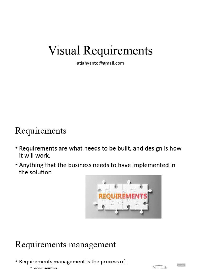 2-2-Visual Requirements | PDF | Use Case | Computer Science