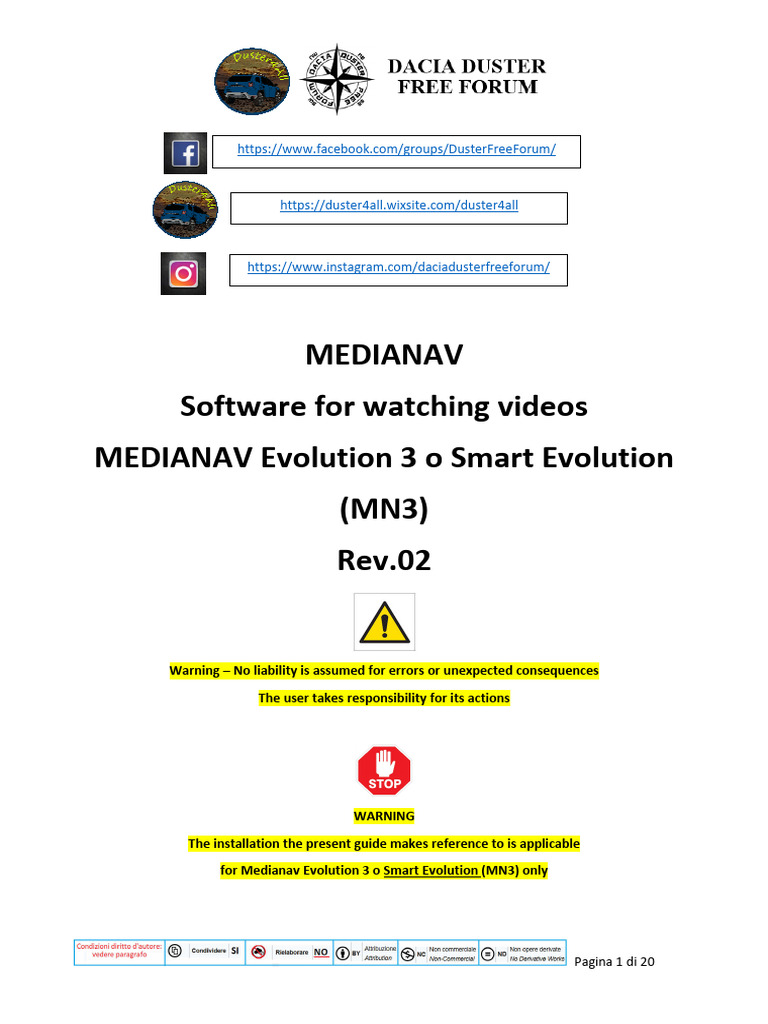 060 Rev.02 EN SW Video Player Medianav - MN3 | PDF | Usb | Computer File