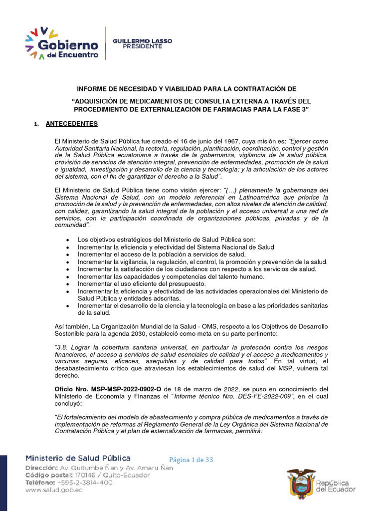 INFORME DE NECESIDAD FASE 3 Signed Signed Signed | PDF | Farmacia | Medicamentos con receta