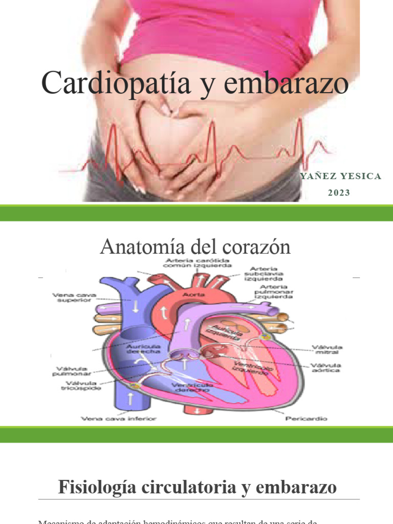Cardiopatía y Embarazo | PDF | El embarazo | Hipertensión