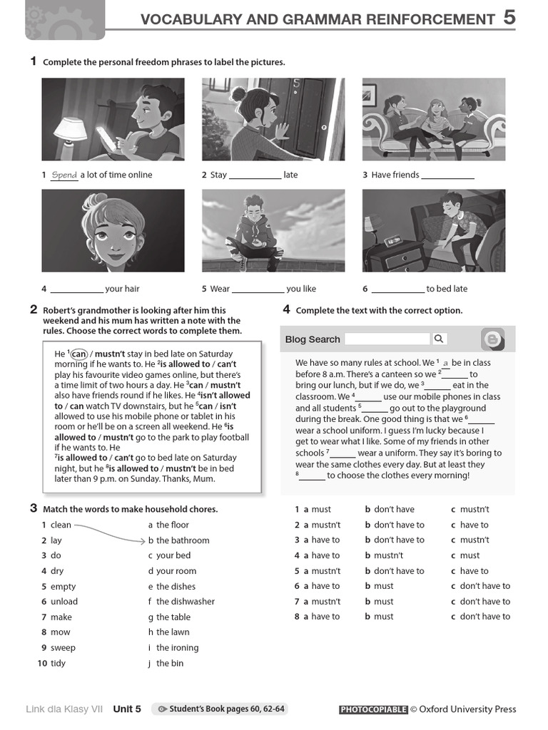Link L7 U5 Reinforcement Ws | PDF