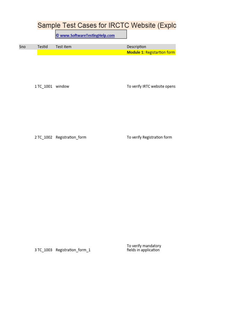 IRCTC Exploratory Testing | PDF | Application Layer Protocols | Computing
