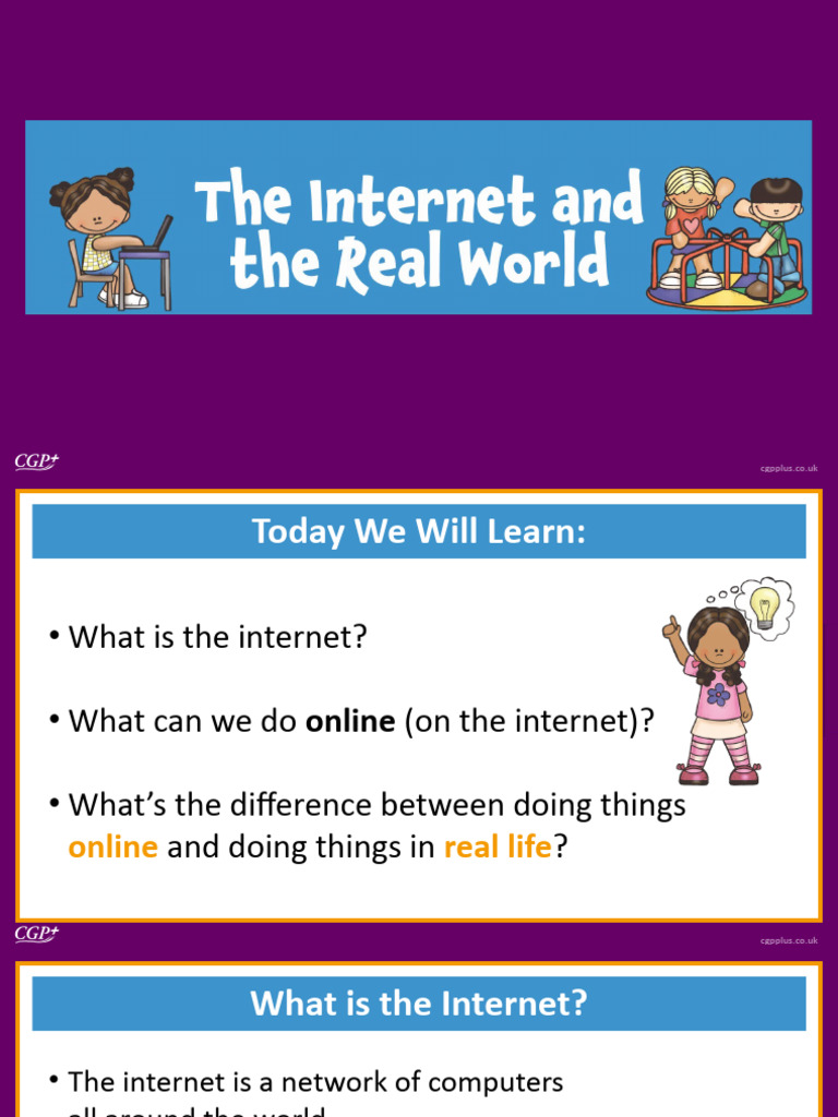 Internet vs. Real Life Activities | PDF | Online And Offline | Internet