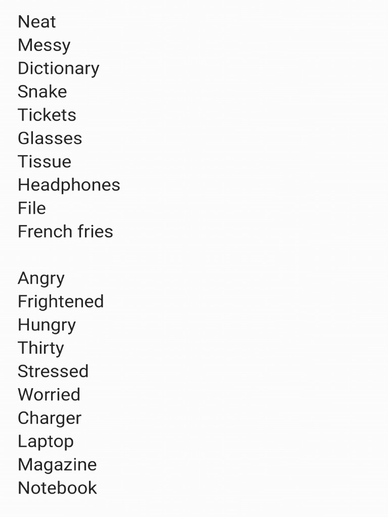 Level 1A 100 Words | PDF