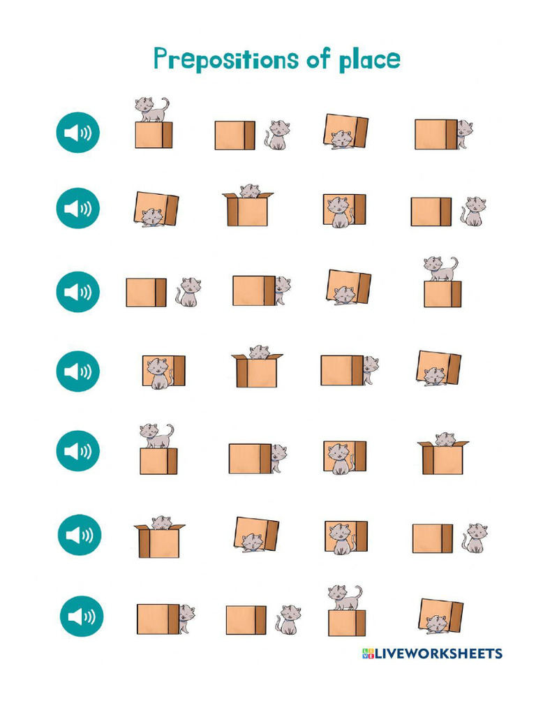 Prepositions of Place | PDF