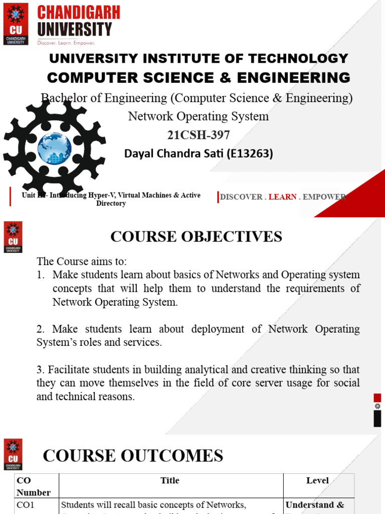 Lecture3.1.1 - 3.1.2 Introducing Hyper-V, Virtual Machines - Active Directory | PDF | Hyper V ...