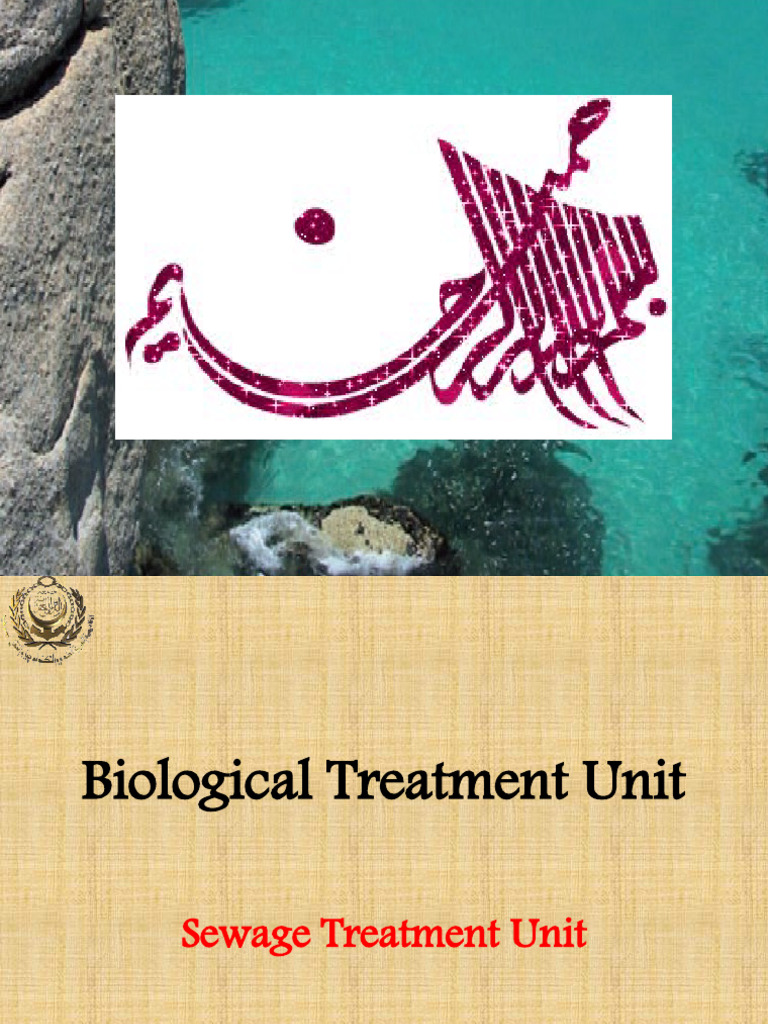 Biological Treatment Unit (Sewage System) Alaa | PDF