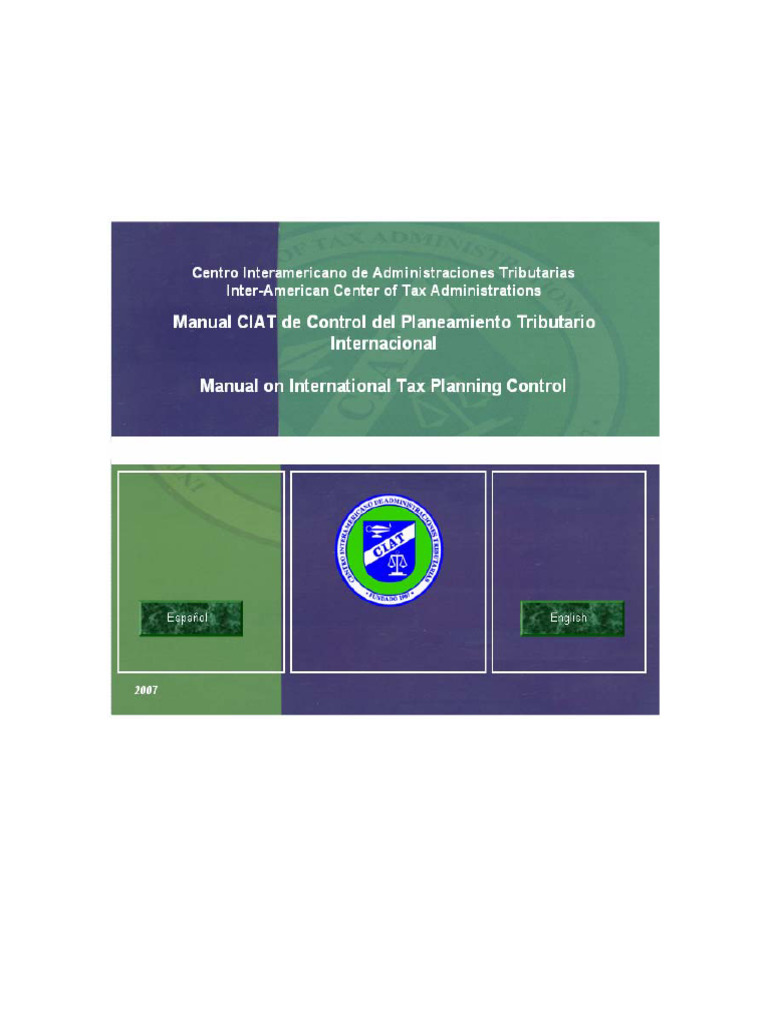 Manual International Tax Planning Ciat | PDF | Taxes | Double Taxation