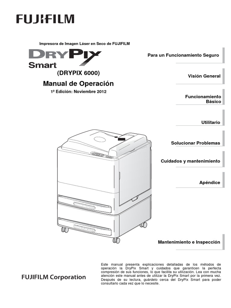Impresora Fuji Prima t2 | PDF | Residuos | Cambiar